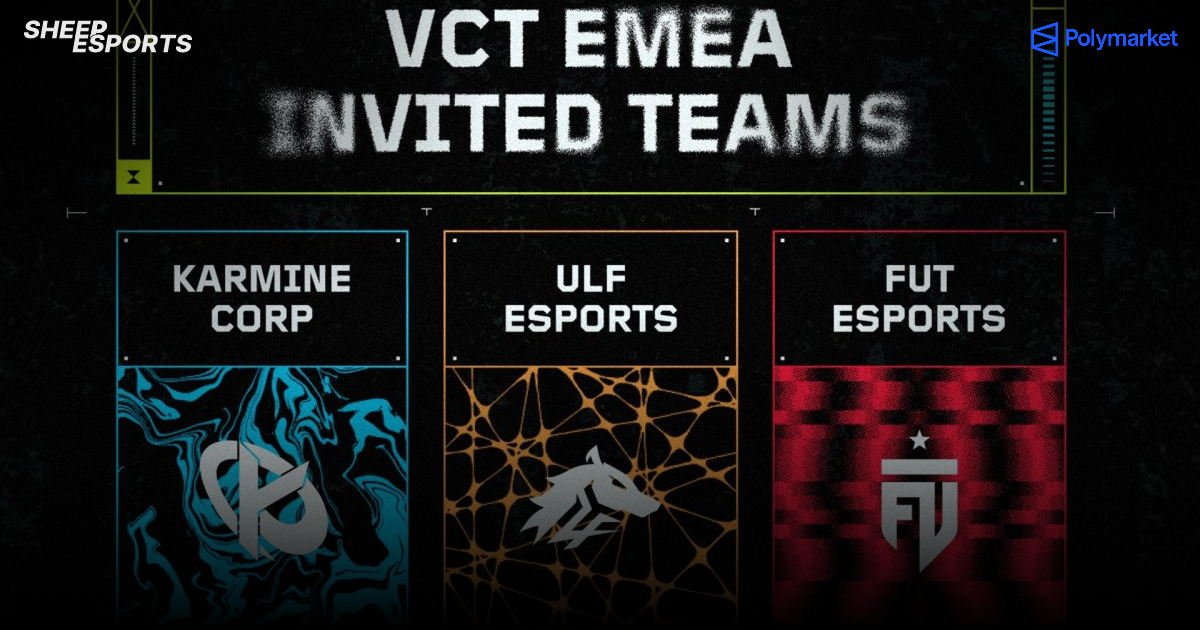 Sheep Esports - The Six VCT Teams Confirmed for EMEA Clash