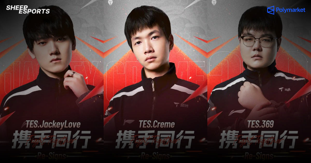Sheep Esports - LoL - LPL: JackeyLove, 369 and Creme re-sign with Top ...