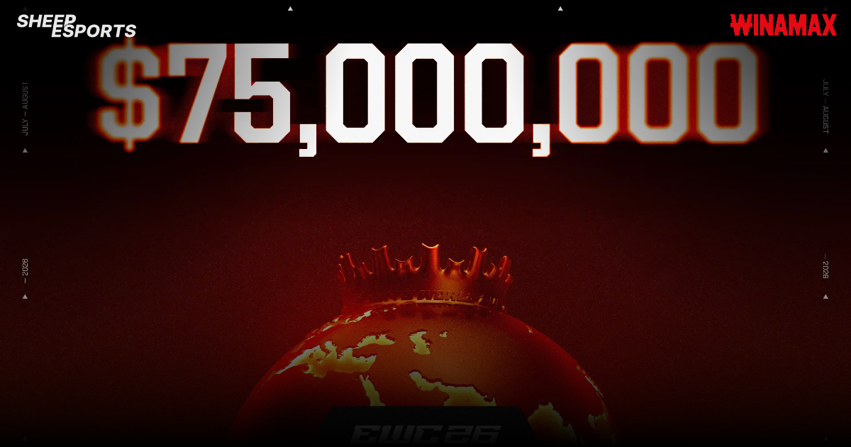 Sheep Esports - Dates, games and prize pools for Esports World Cup 2026