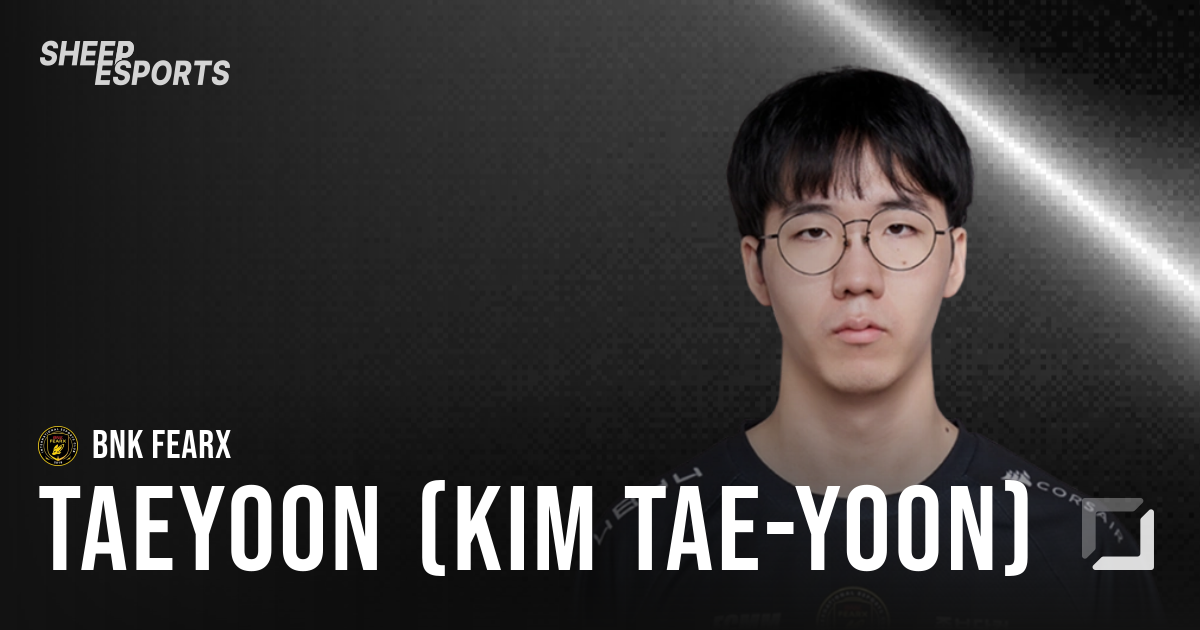Taeyoon (Kim Tae-yoon) - Pro Stats | Sheep Esports