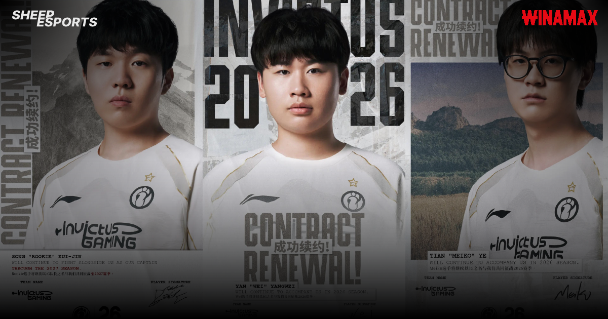 Sheep Esports - LoL - LPL: Invictus Gaming extended Wei and Meiko ...