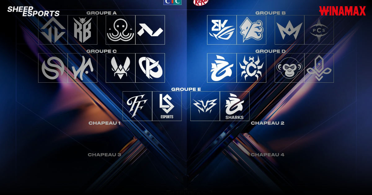 Sheep Esports - LFL Invitational draw: Team ZYB and French Flair placed ...