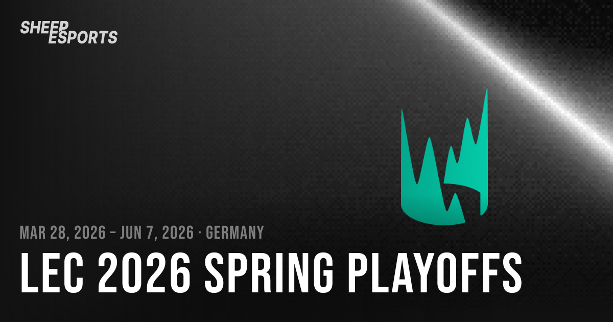 LEC 2026 Spring Playoffs | Sheep Esports